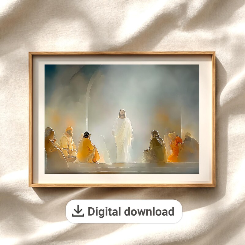 Road to Emmaus Catholic Art - Etsy