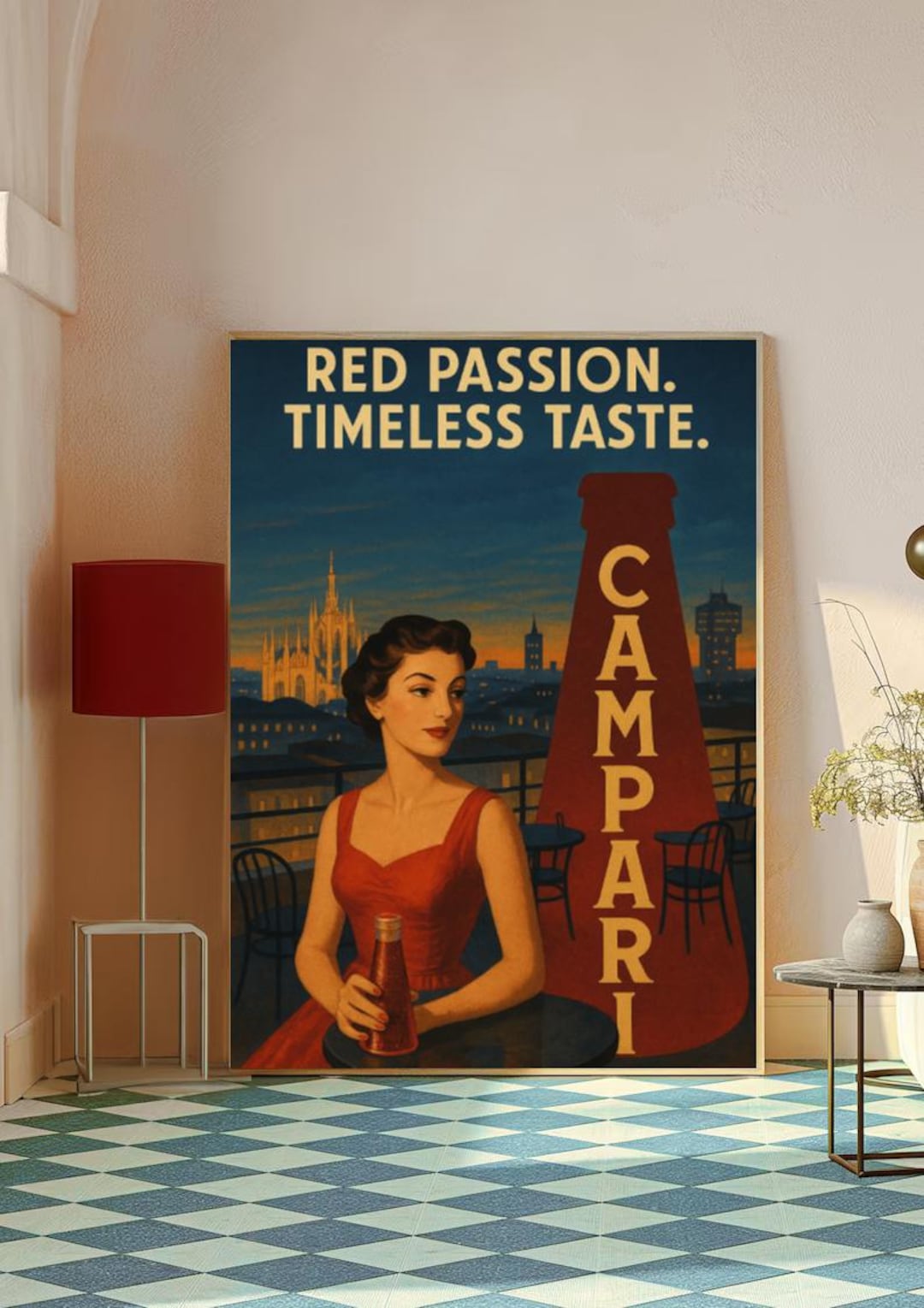 Vintage Campari Soda Poster, Campari Ad Print, Italian Advertisement ...