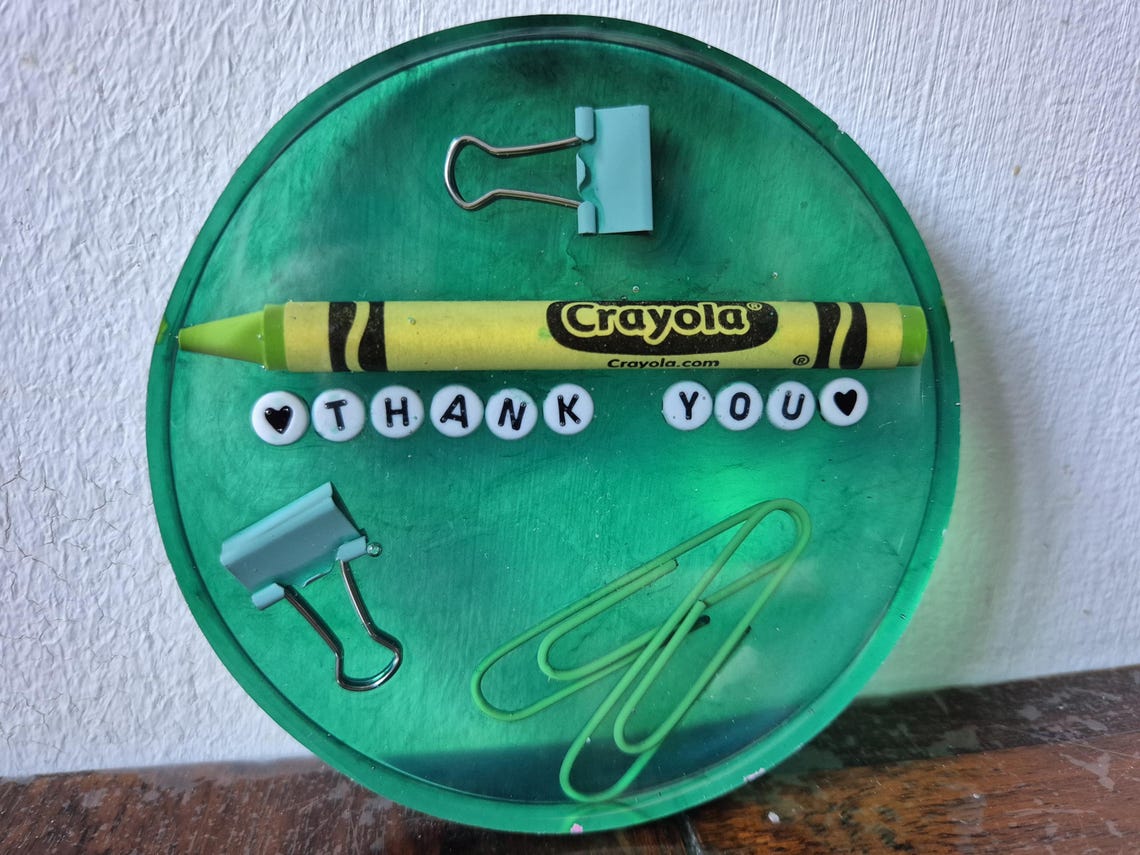 Thank You Teacher Presents - Epoxy Resin Made - Etsy