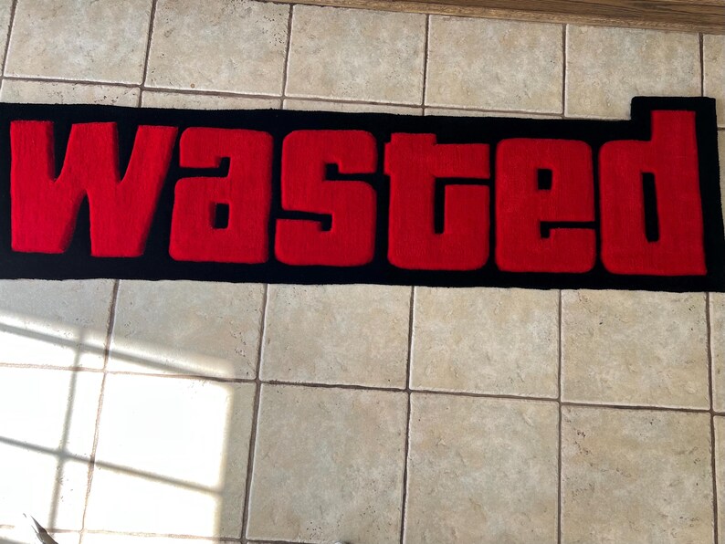 GTA Wasted Rug - Etsy