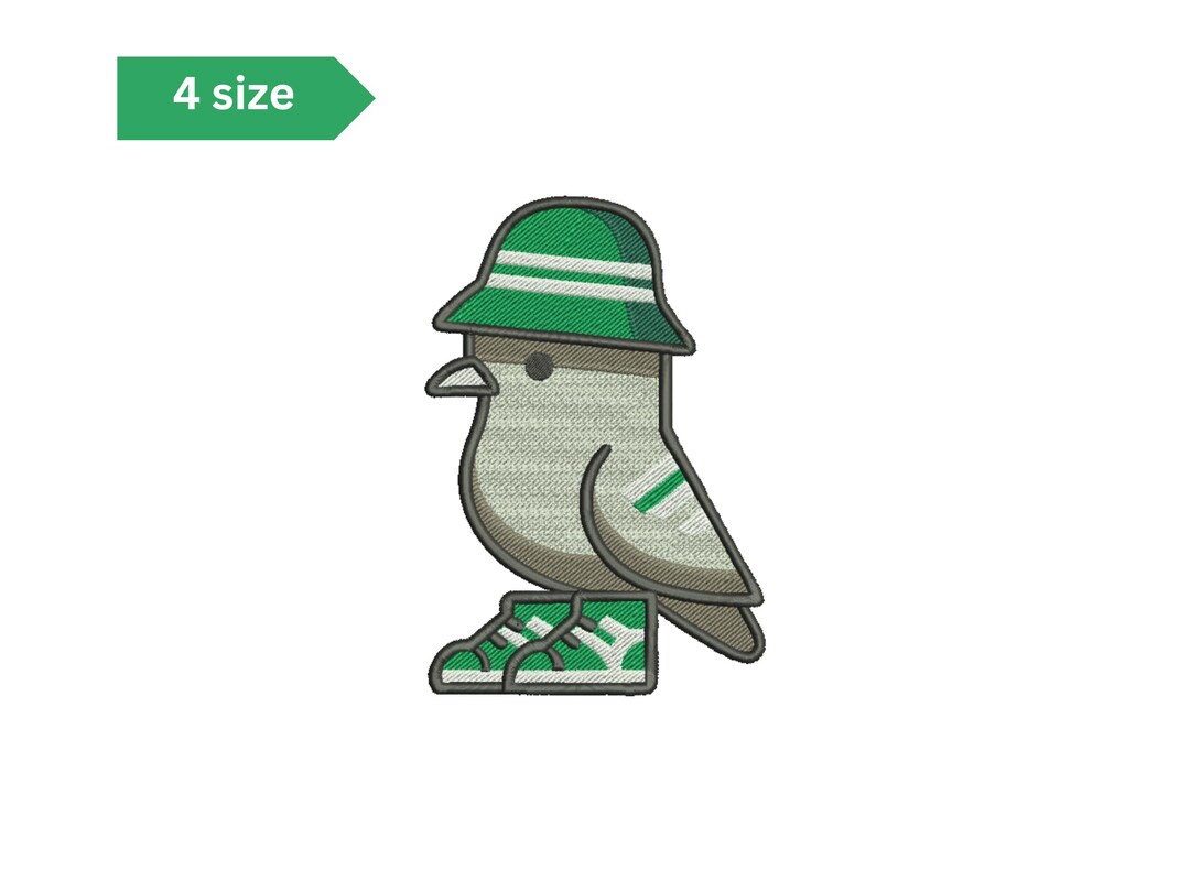 Cool Bird Embroidery, Machine Embroidery Design, Embroidery Pattern ...