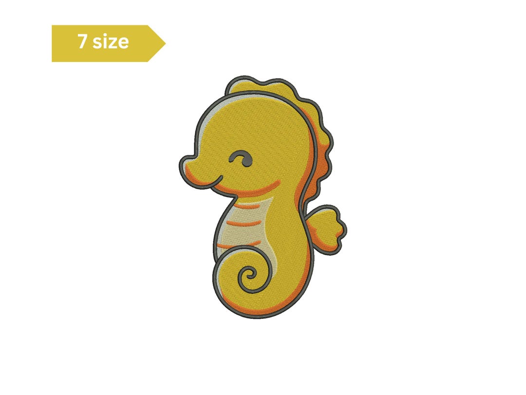 Seahorse Embroidery Design, Machine Embroidery Design, Embroidery ...