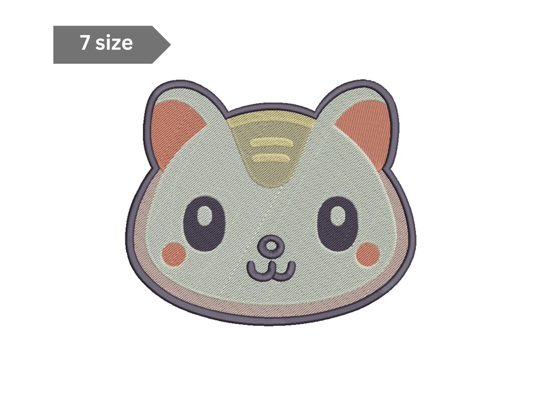 Cute Face Embroidery, Machine Embroidery Design, Embroidery Pattern ...