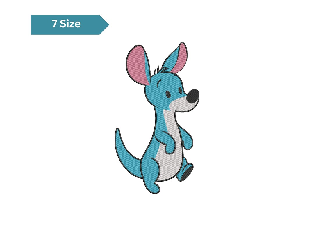 Kangaroo Machine Embroidery Design, Animal Art (digital Download - Etsy