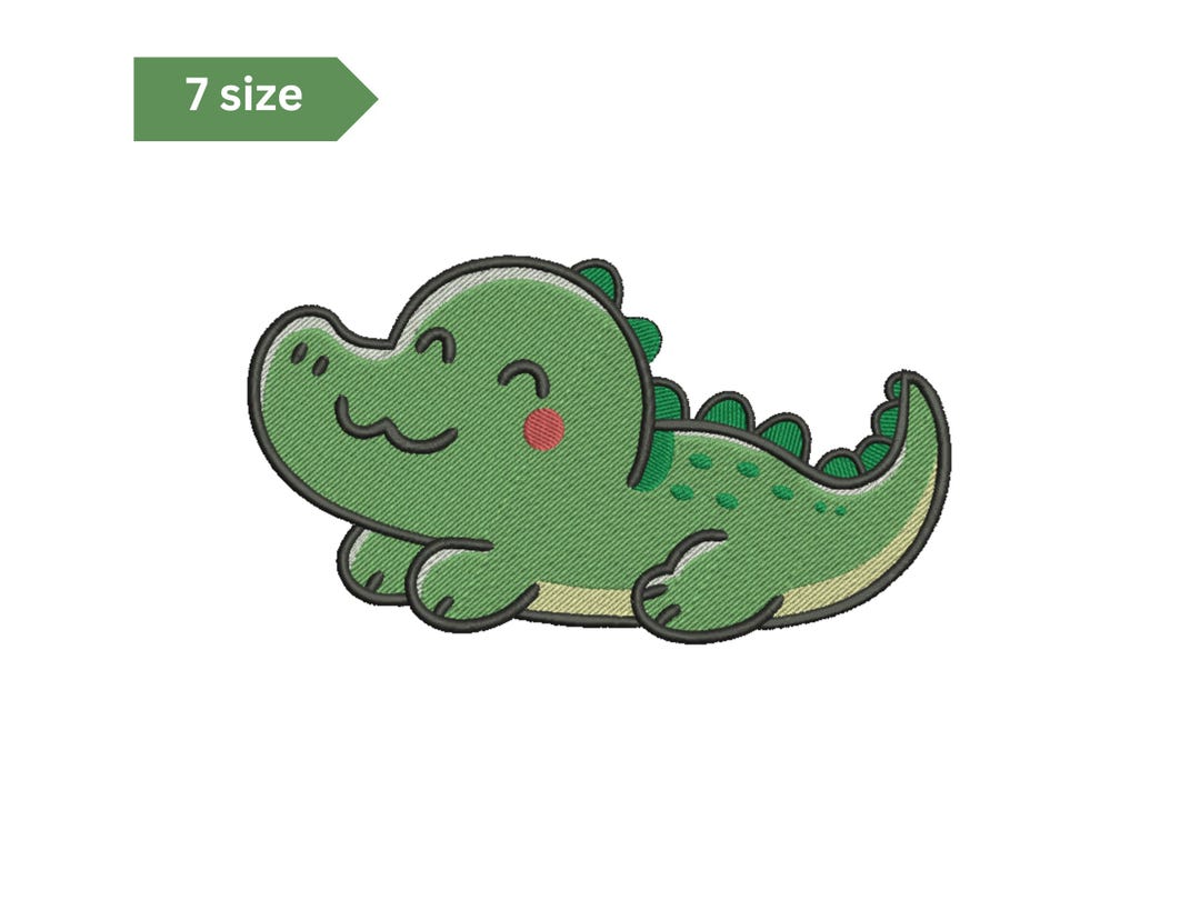Alligator Embroidery, Machine Embroidery Design, Embroidery Pattern ...