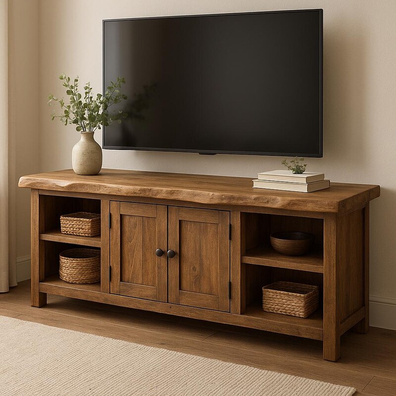 Rustic Media Center - Etsy