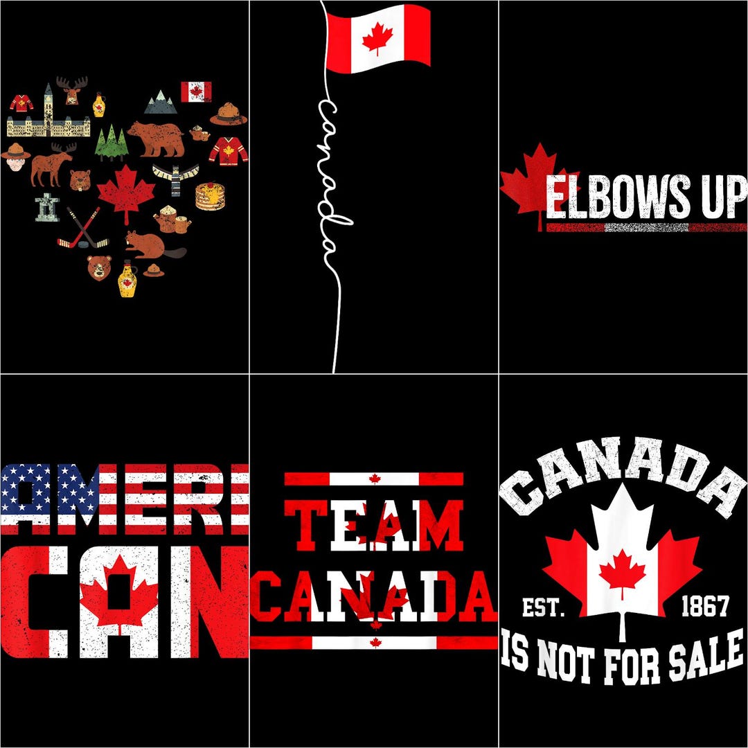 Canada Svg Png Bundle, Canada SVG, Canada PNG, Canada Shirt Design ...