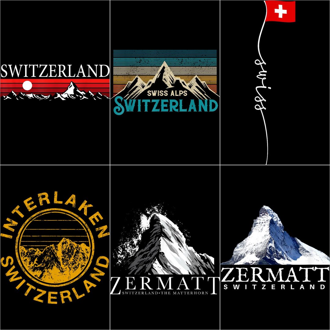 Switzerland SVG, Switzerland SVG Bundle, Switzerland Gift, Switzerland ...
