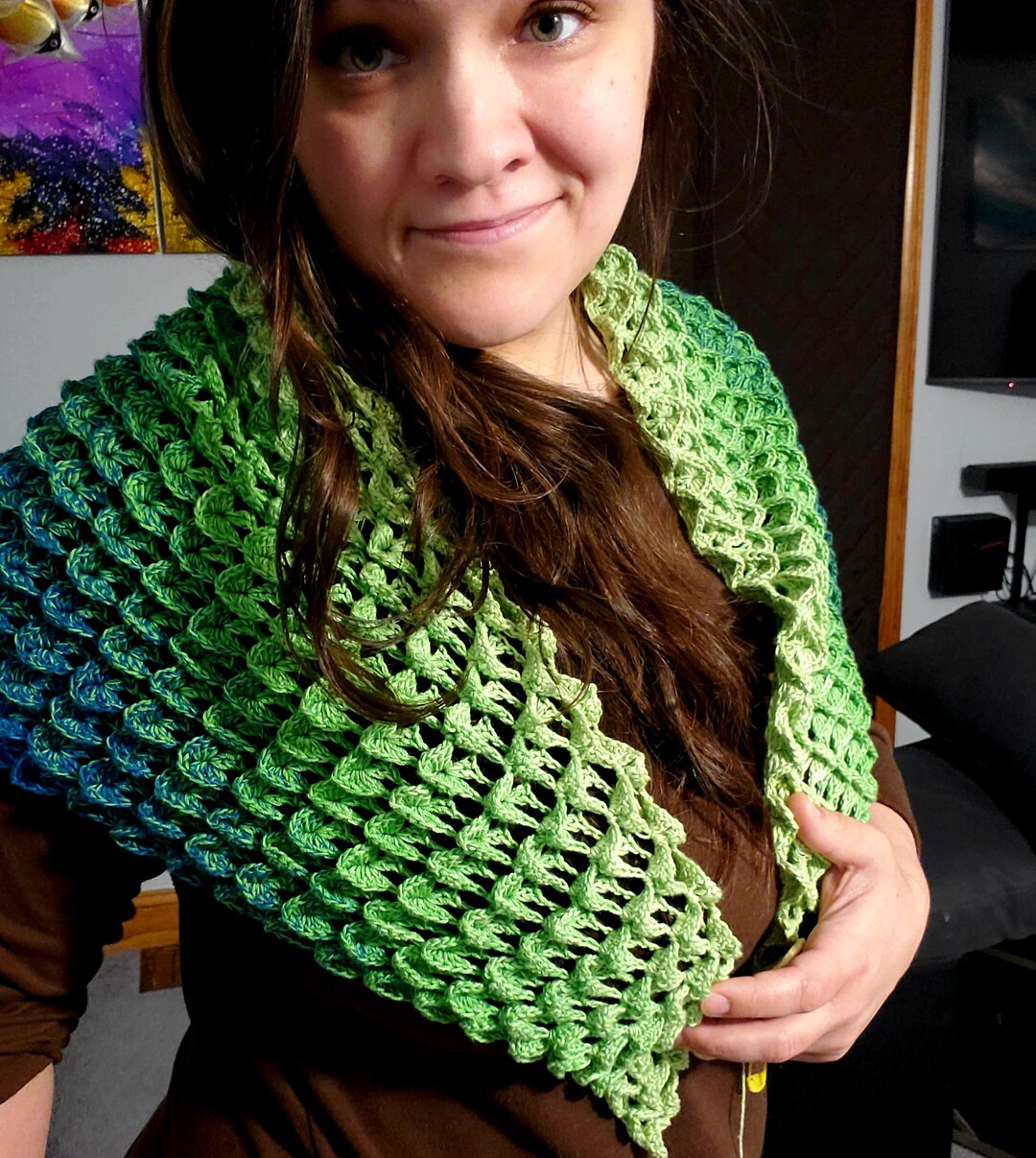 Custom Made Dragon Scale Shawl - Etsy