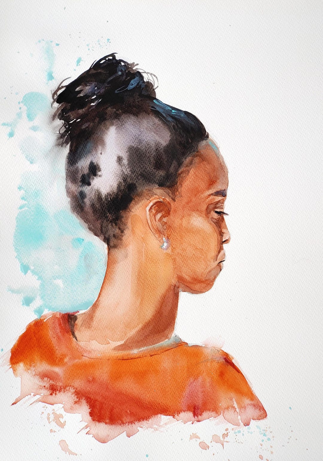 Descendant of Queen of Sheba, Portrait , Ethiopian Girl, Profile ...