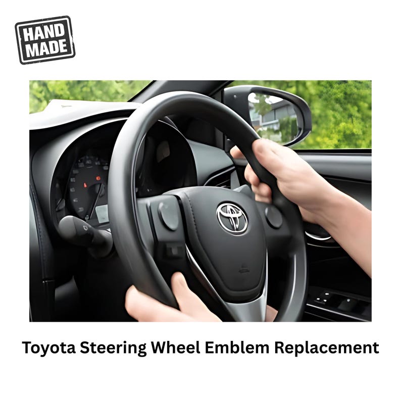 Toyota Steering Wheel Emblem Replacement – Chrome Logo Badge With ...
