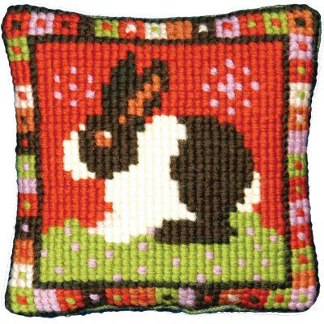 Little Rabbit Pincushion Needlepoint Kit by Animal Fayre Designer ...