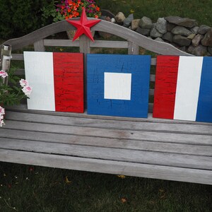 Large Nautical Flag Signs Navy Signal Flag Signs/ Made to Order - Etsy