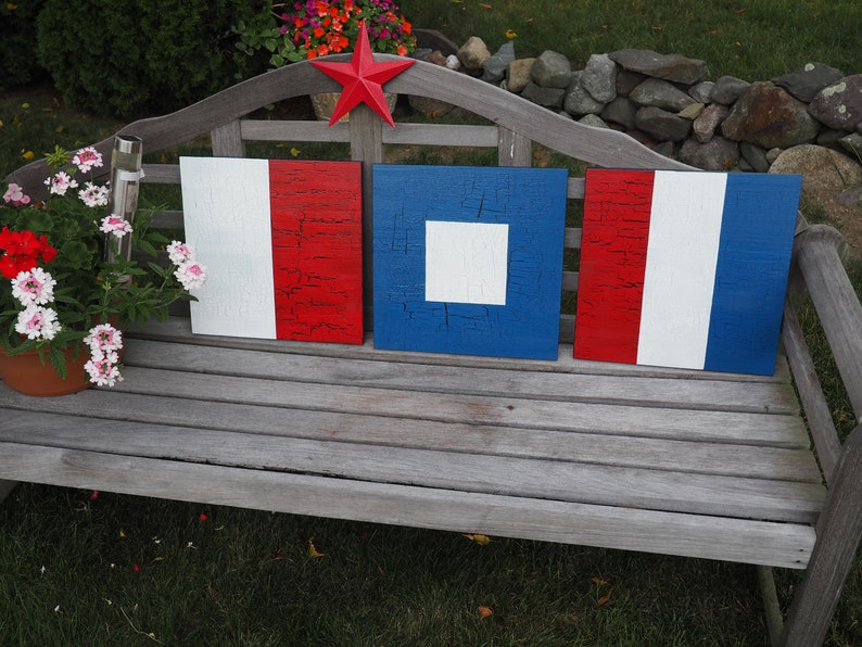 Large Nautical Flag Signs Navy Signal Flag Signs/ Made to - Etsy