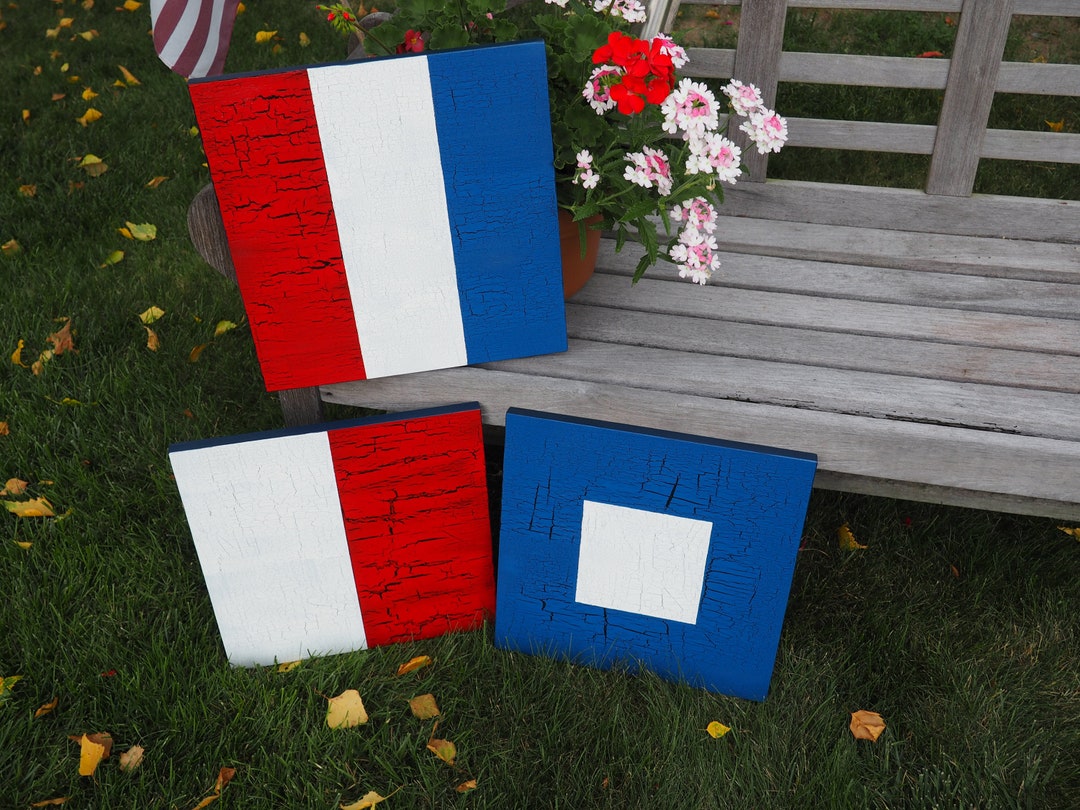 Large Nautical Flag Signs Navy Signal Flag Signs/ Made to Order - Etsy