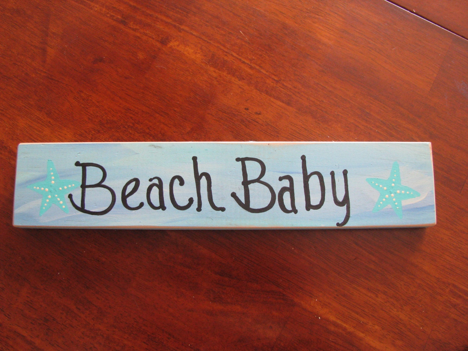 Beach Baby Starfish Beach Sign | Etsy