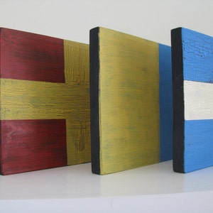 ONE Nautical Signal Flag Signs----weddings--birthdays---room Decor - Etsy