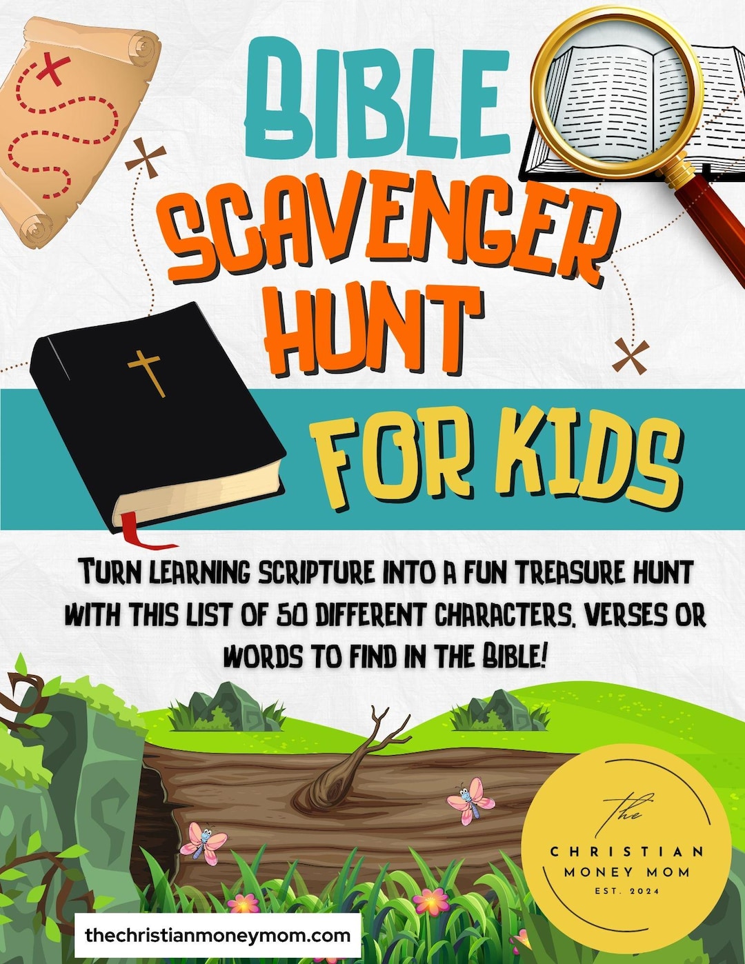Bible Scavenger Hunt for Kids (trivia Game) - Etsy