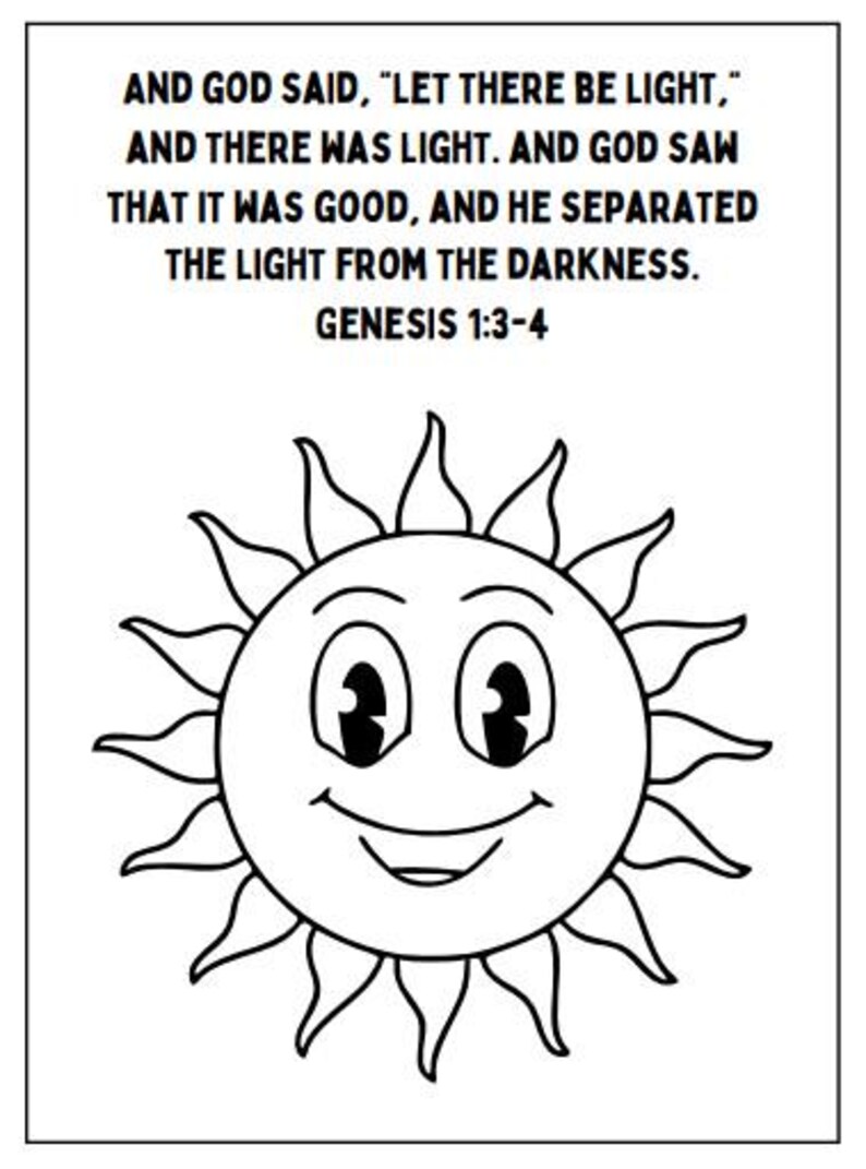 Chrisitan Coloring Book - Etsy