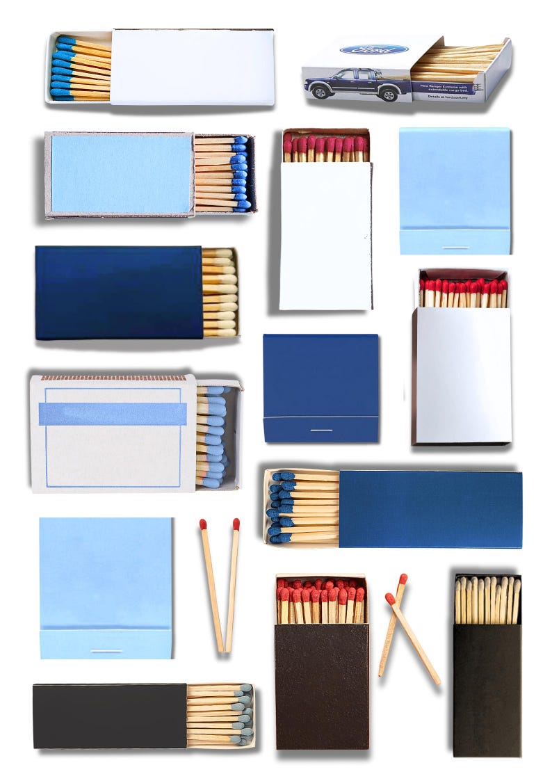 Plain Matchbox Poster Print - Etsy