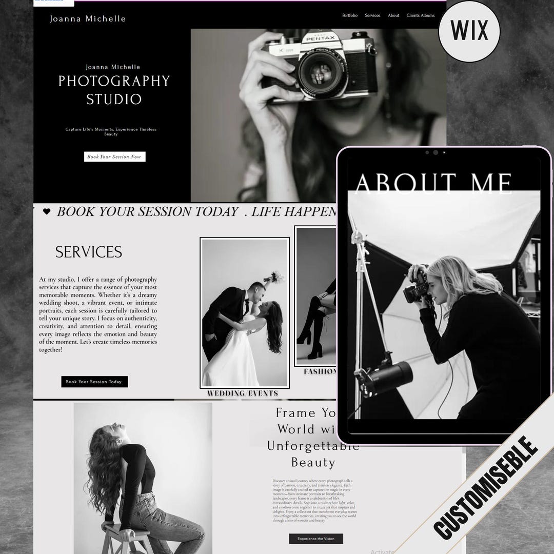 Photography Studio, Wix Photography, Wix Studio Photography ...