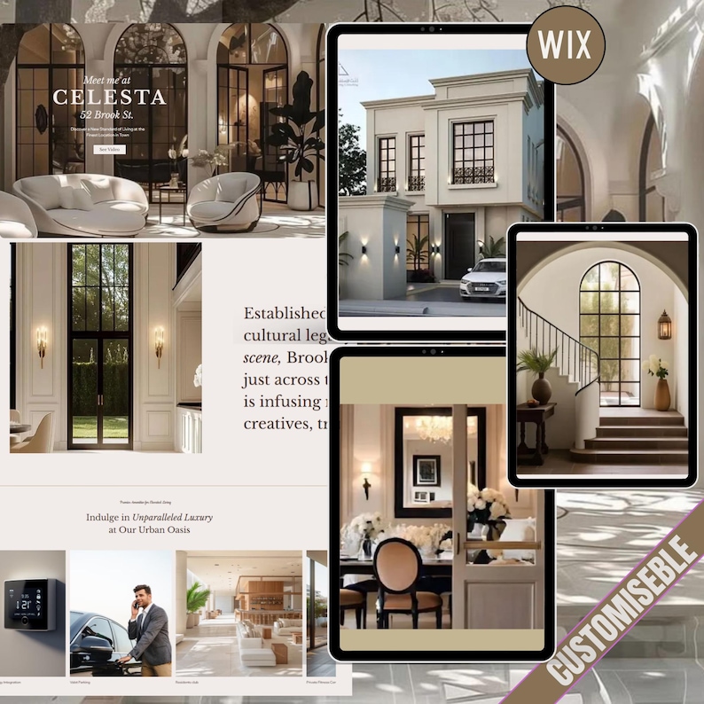 Realestate Wix Website Template, Property Template, Home Selling Wix ...