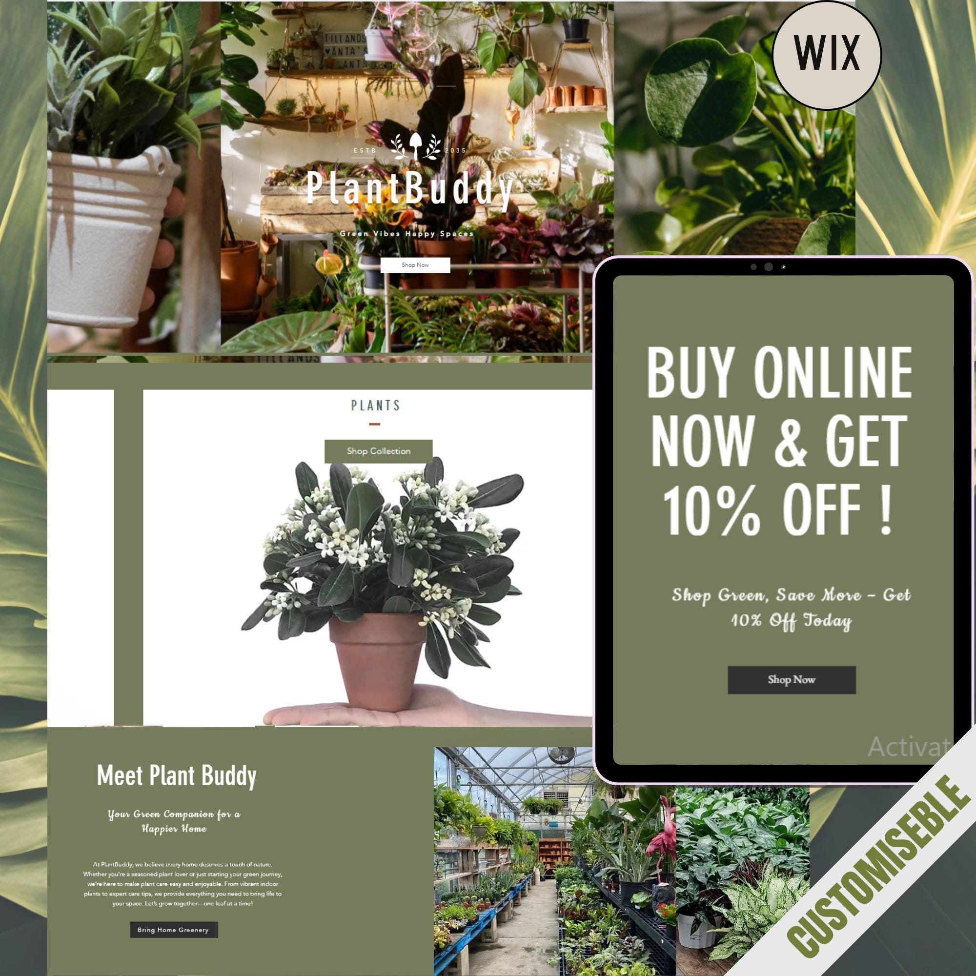 Plant Store Wix Website, Plant Shop, Gardening Store, Plant Store ...
