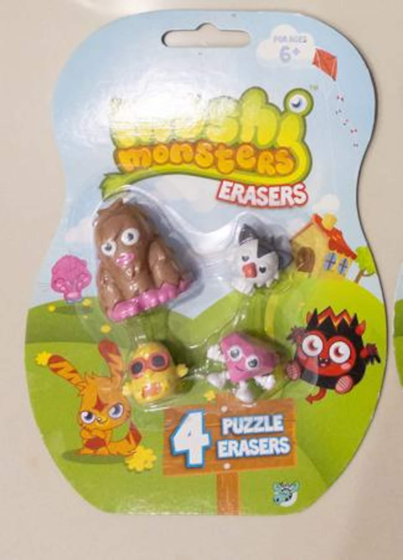 VINTAGE Rare - Moshi Monster Character 3D Puzzle Eraser - GOMU (NEW) - Etsy