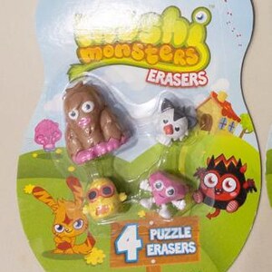 VINTAGE Rare - Moshi Monster Character 3D Puzzle Eraser - GOMU (NEW) - Etsy