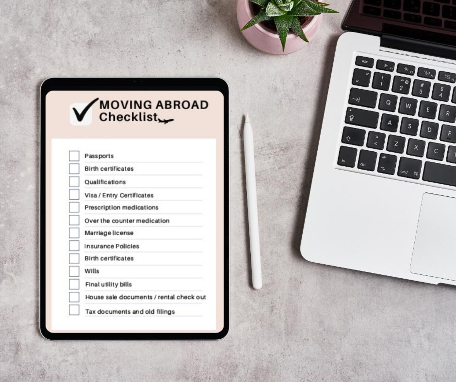 Moving Abroad Checklist | International Relocation Planner | Digital ...