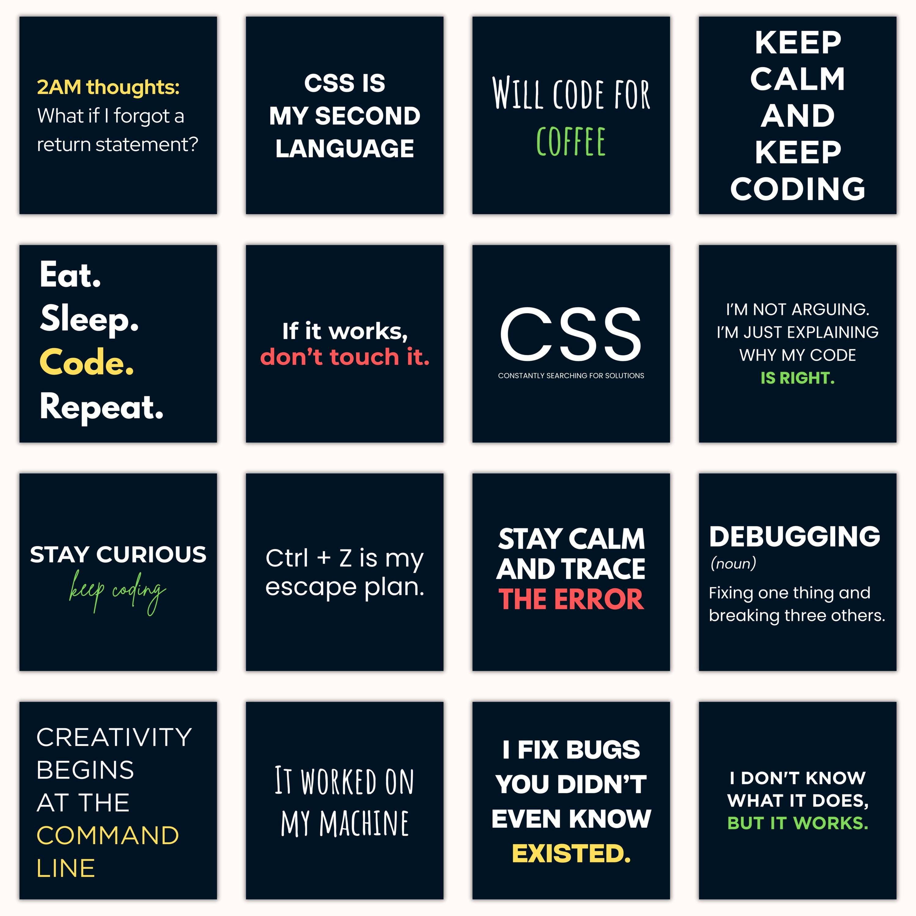50 Coding Quotes Instagram Posts, Programmers and Developers Social ...