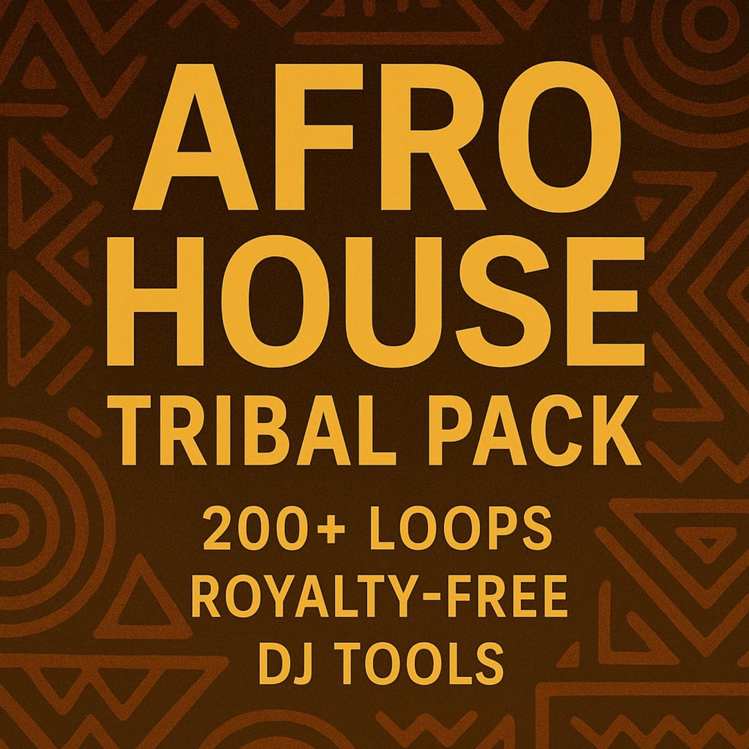 Afro House Sample Pack | Tribal Drums, Ethnic FX, Song Starters | Royalty-free Loops for EDM ...