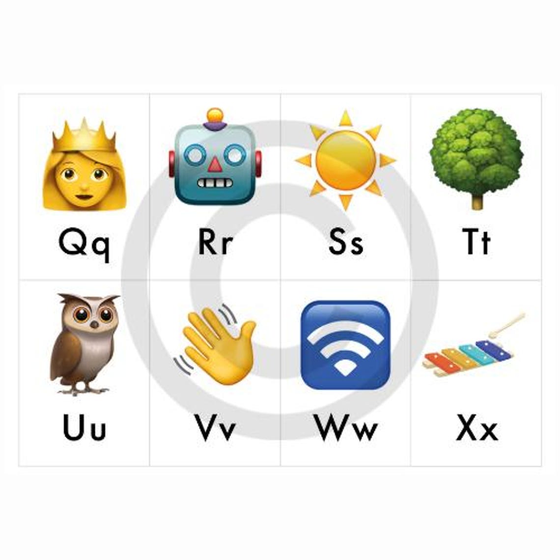 ABC Svenska Alfabetet - Att Skriva Ut - Bokstäver Med Bilder - Swedish ...