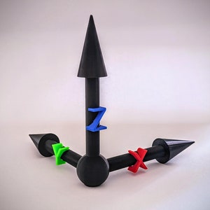 Physical Cartesian Coordinate System - Etsy