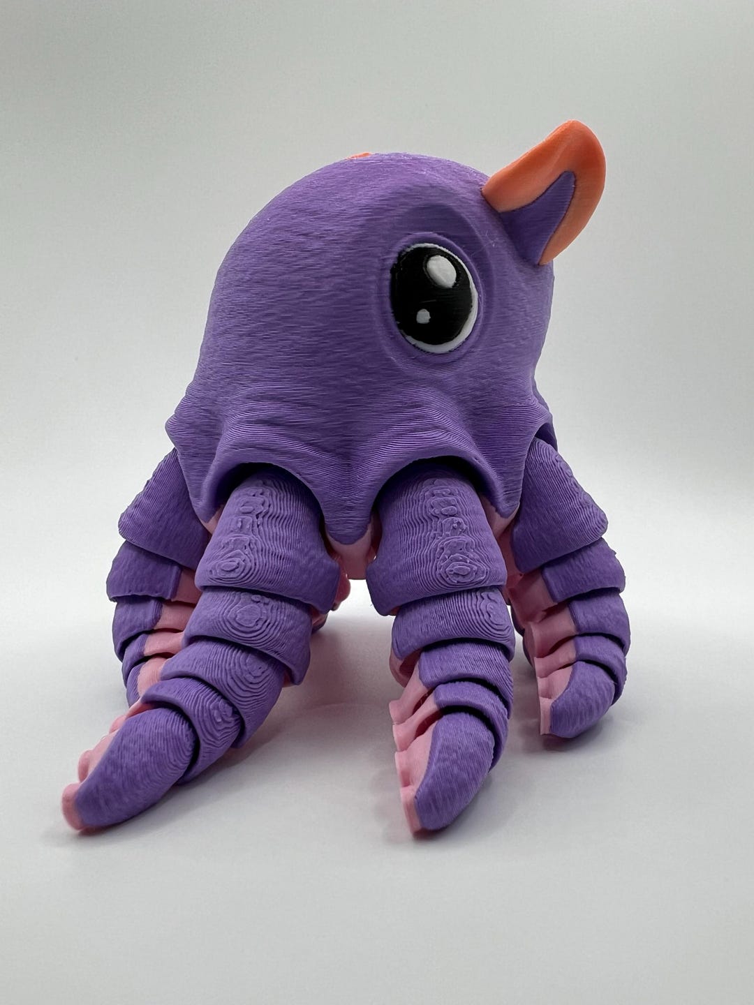 Octopus 3D Printed Fidget Figure | Flapjack Octopus Model | Articulated ...
