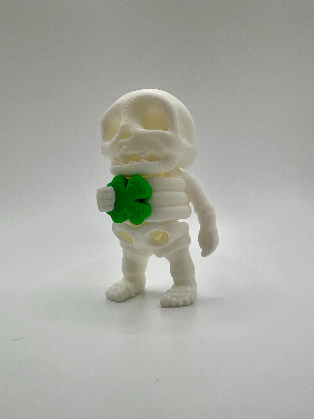 Shamrock Skeleton: 3D Printed Articulated Fidget Figure - Etsy