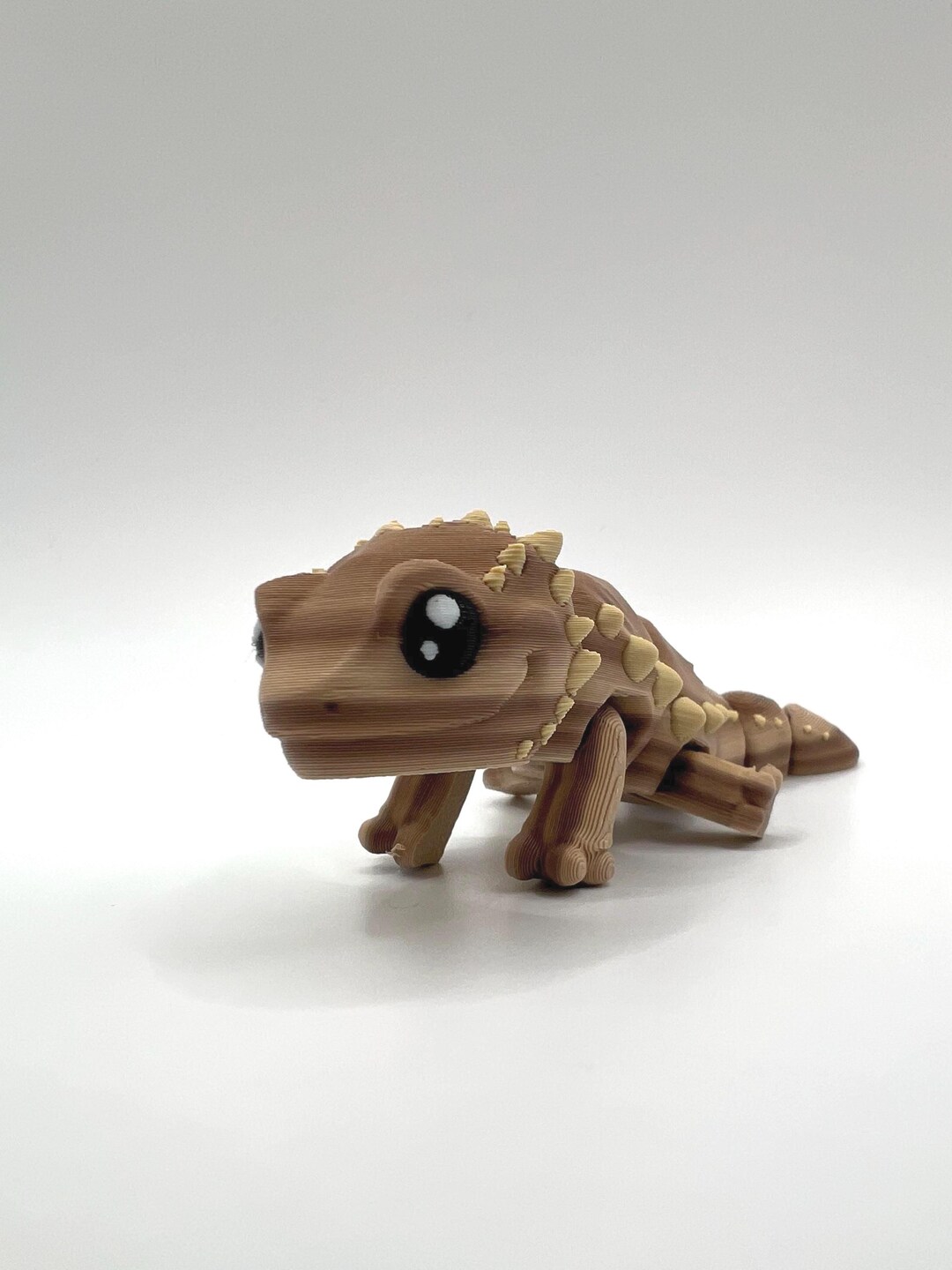 Bearded Dragon 3D Printed Fidget Figure | Bearded Dragon Model ...