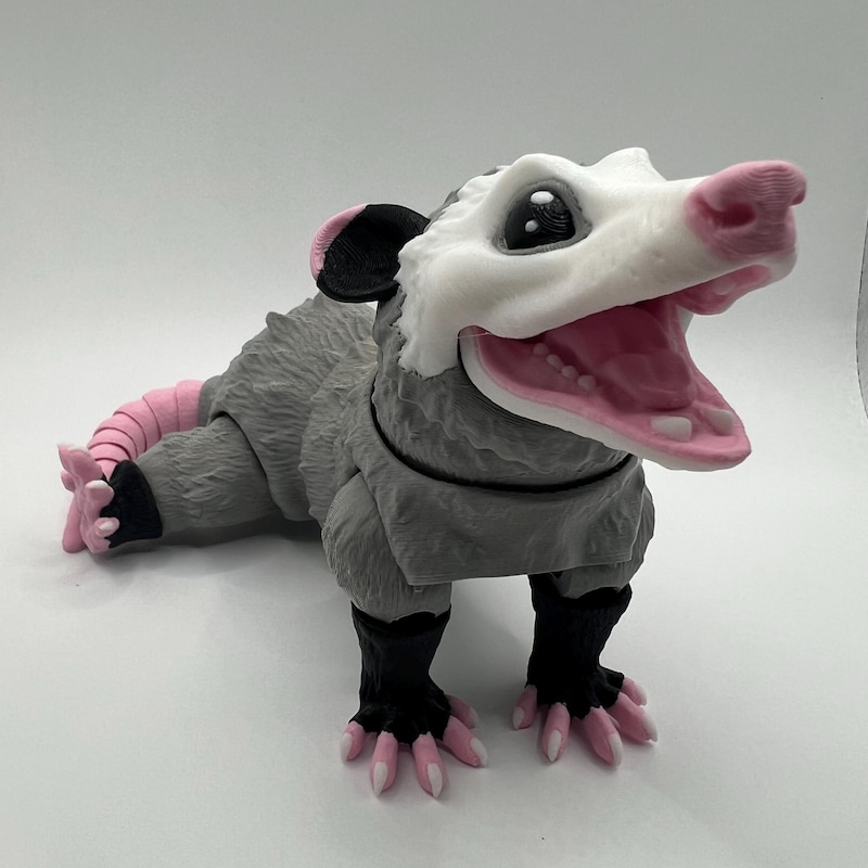 3d Opossum Figurine - Etsy