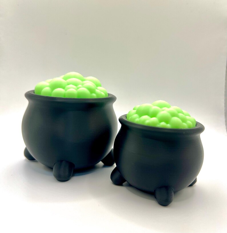 3D Printed Cauldron Container With Mystery Animal Fidgets | Halloween ...