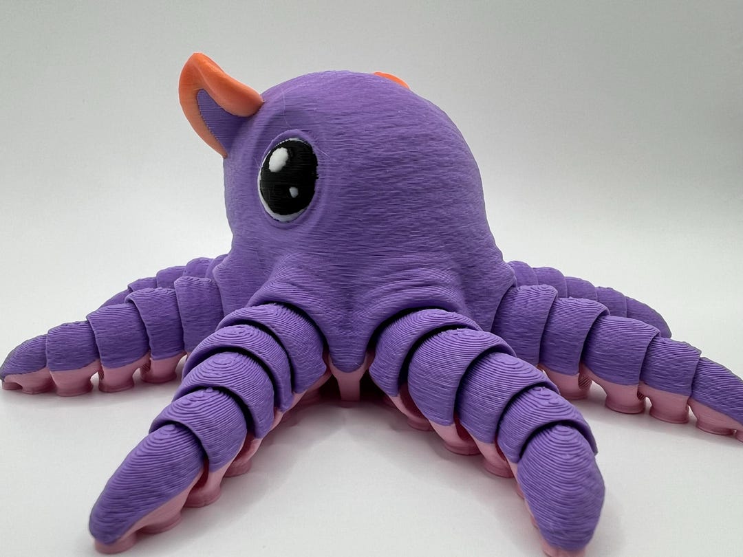 3D Printed Octopus | Flapjack Octopus | Model | Articulated Animal ...