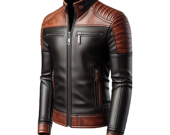 VTG 80s Perfectly Worn Brown Leather Jacket - Etsy Sweden VTG 80s Perfectly Worn Brown Leather Jacket - Etsy Sweden