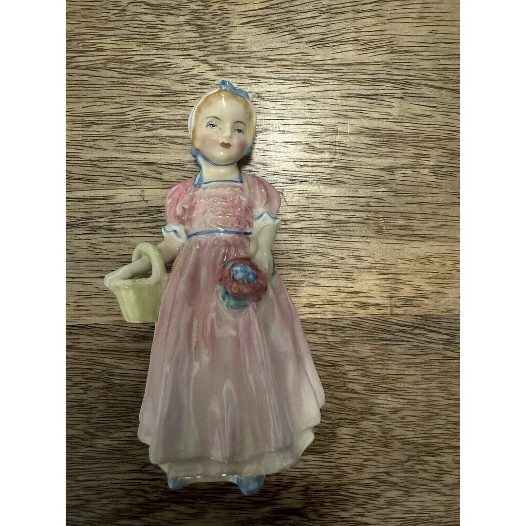 Royal Doulton Tinkle Bell Girl Figurine Vintage Pink Dress Hn1677 ...