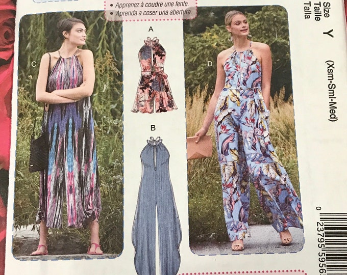 Uncut Jumpsuit Sewing Pattern- Mccalls #8360 - Etsy