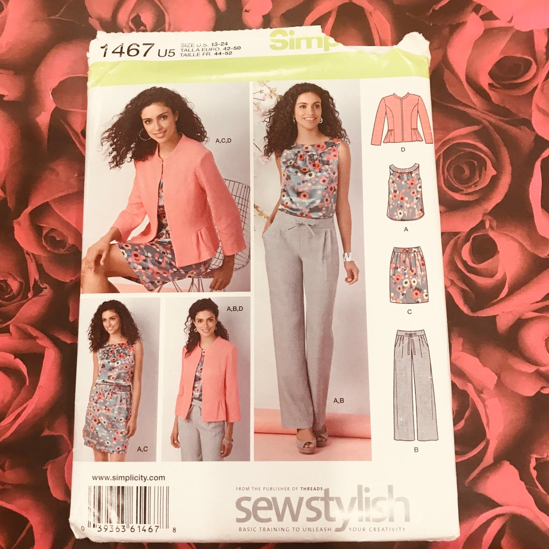 Jacket Pants and Top Pattern Uncut Simplicity 1467 - Etsy