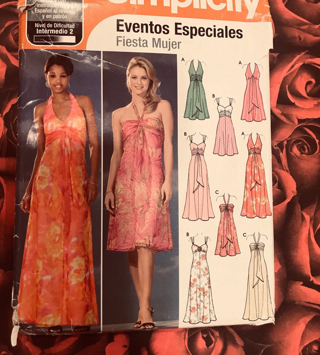 Simplicity Summer Dress Sewing Pattern 3332 - Etsy