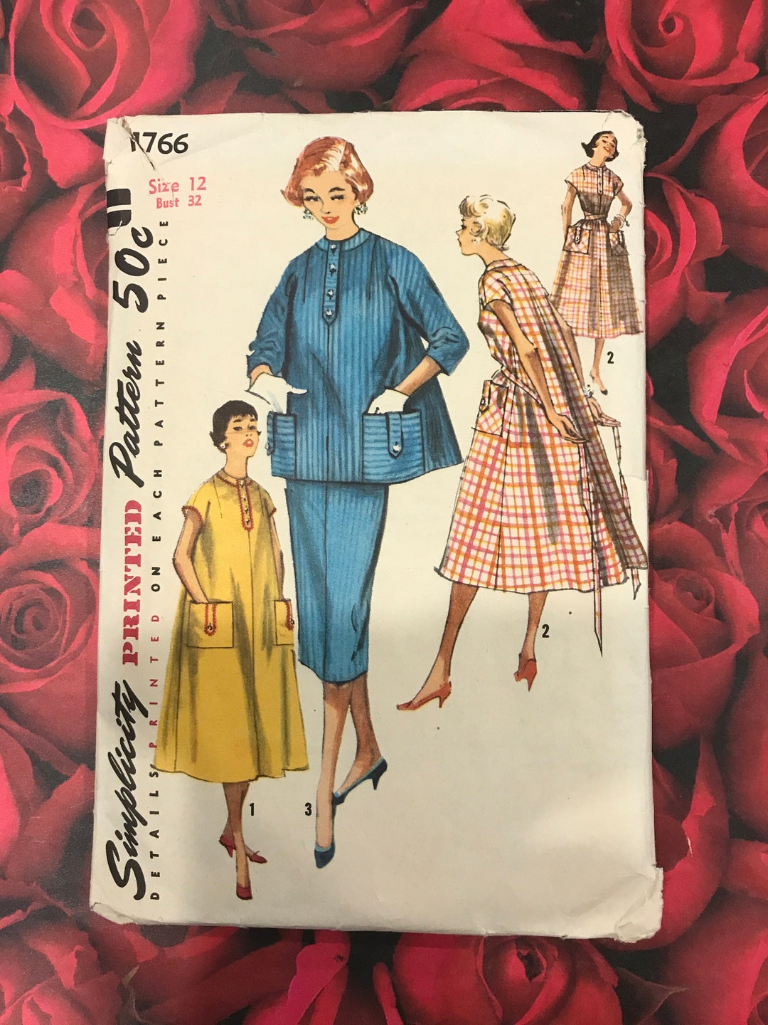 1960s Maternity Dress and Suit Pattern Simplicity 1766 - Etsy