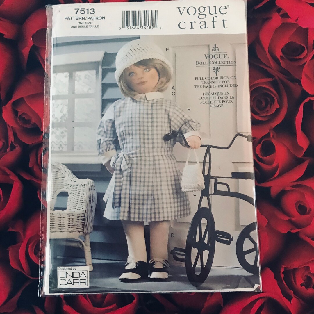 Vintage Vogue Doll Pattern Circa 1930s 7513 - Etsy España