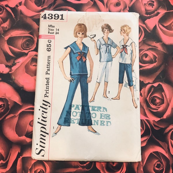 Sailor Pants Pattern - Etsy