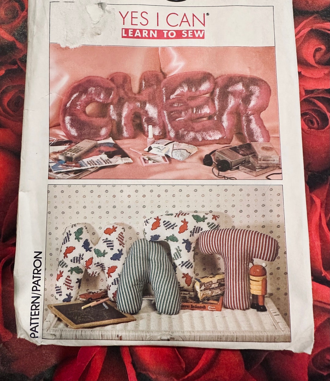 Uncut Stuffed Alphabet Pillows Pattern-simplicity 9244 - Etsy