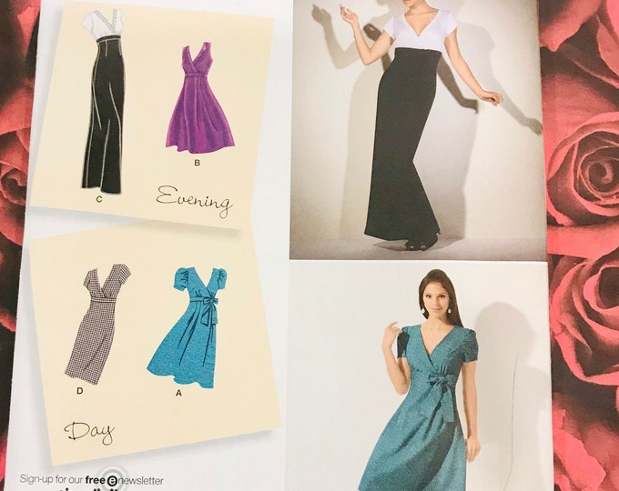 Vogue Wrap Dress Pattern #8646 - Etsy